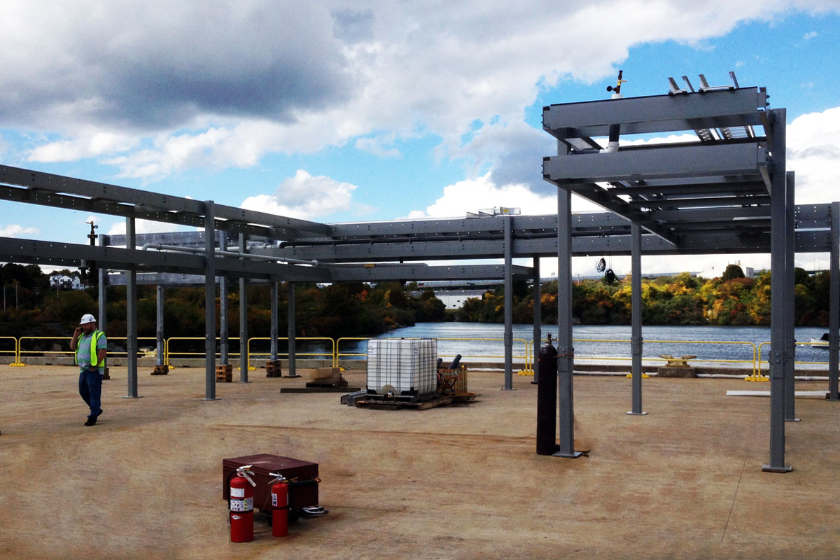 Modular Pipe Rack System U S Locations Methuen Construction