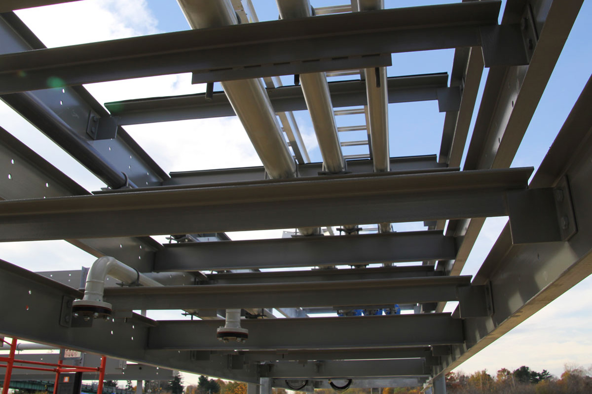 Modular Pipe Rack System U S Locations Methuen Construction