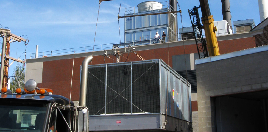 Durham Chiller Node Intricate Rigging - Durham, NH | Methuen Construction